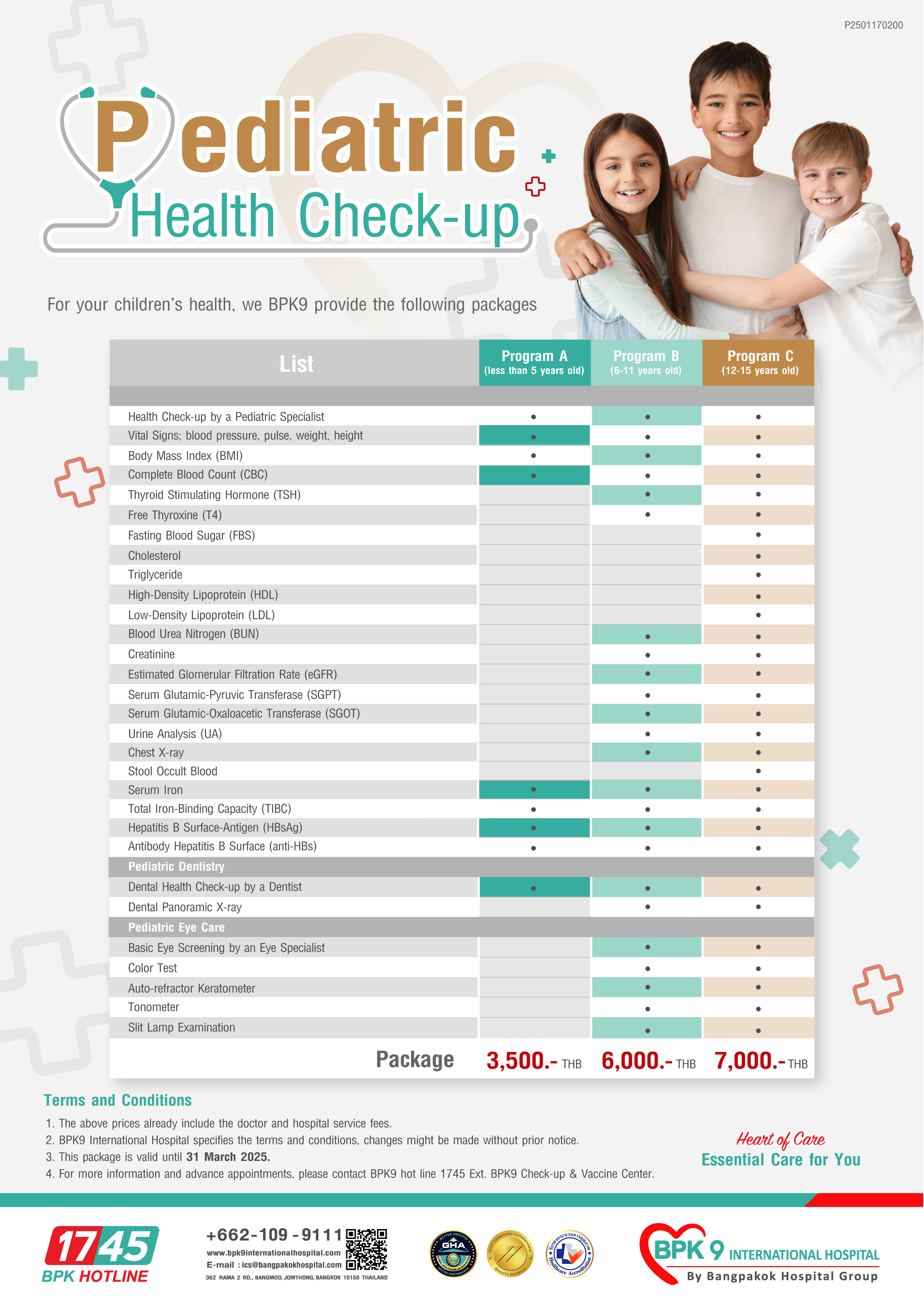 Pediatric Health Checkup